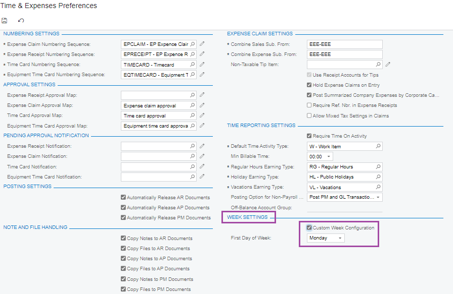 Creating Custom Weeks In Acumatica A Step By Step Guide