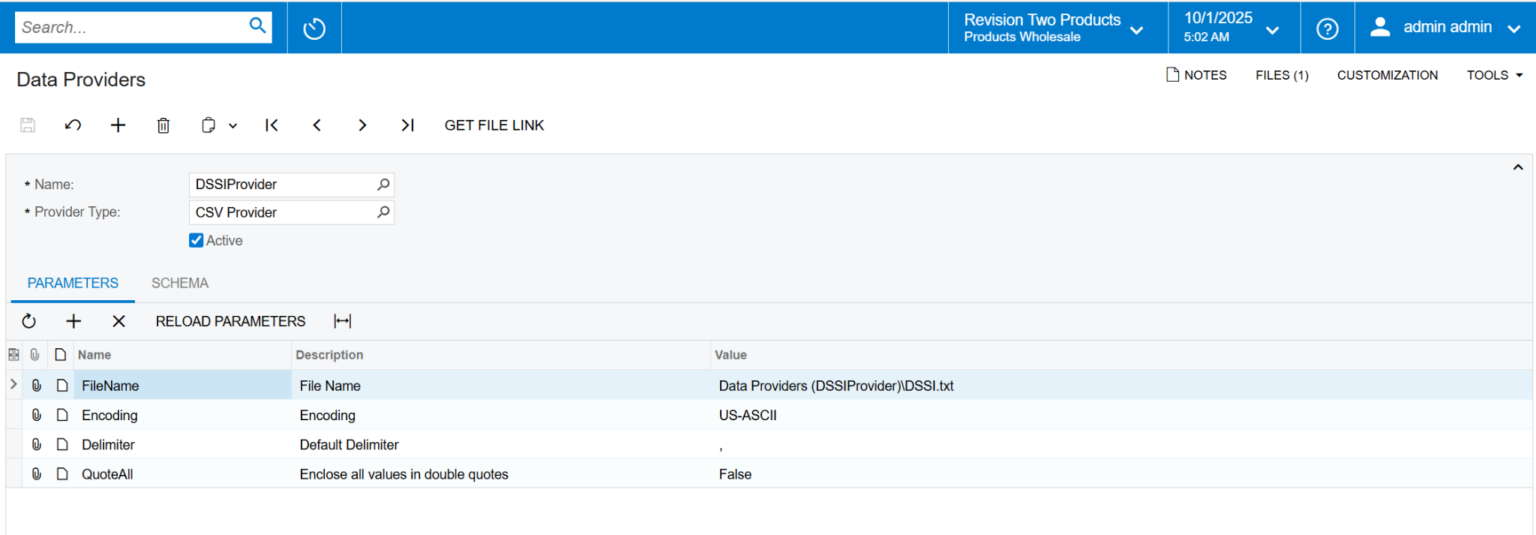Build a TXT File Export Using Any Generic Inquiry in Acumatica