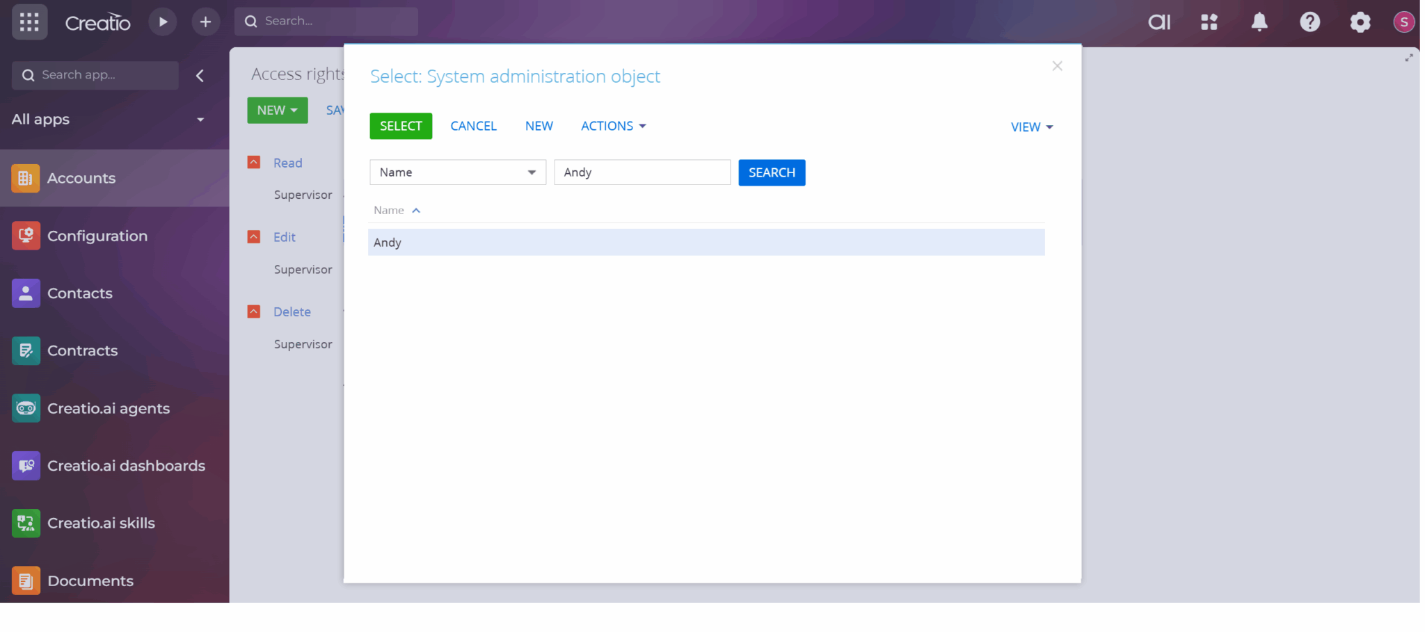 Access Rights Setup for Creatio Dashboards - Creatio – Tips, Tricks and Components
