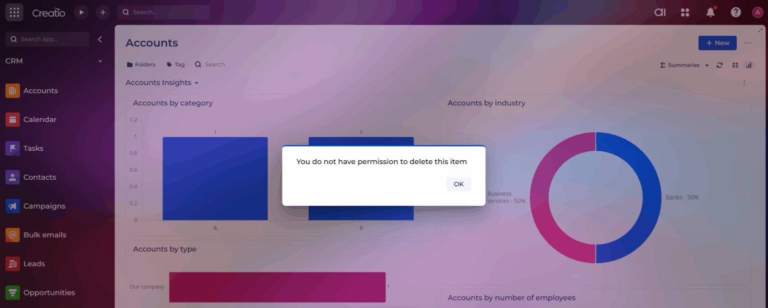 Access Rights Setup for Creatio Dashboards - Creatio – Tips, Tricks and Components