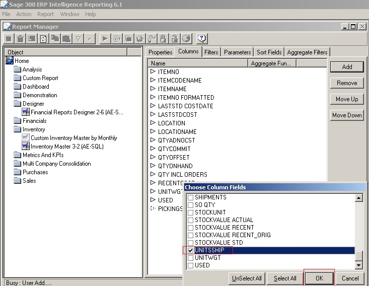 Add/Remove Additional Columns in Sage Intelligence reports - Sage 300 ... Add/Remove Additional Columns in Sage Intelligence reports - Sage 300 ...