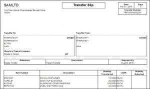I/C Transfer Slips Report in Sage 300 - Sage 300 ERP – Tips, Tricks and ...