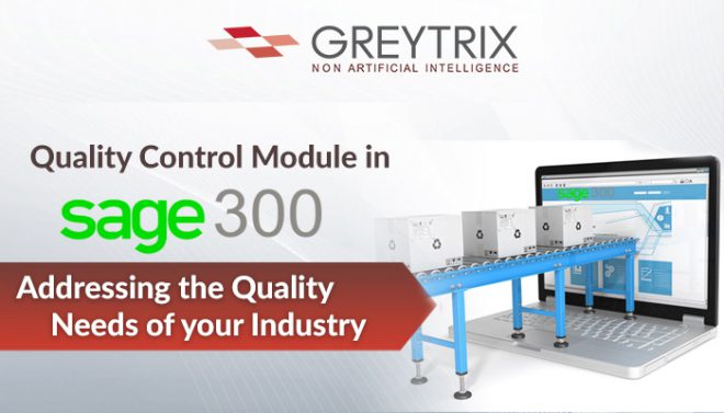 Quality Control Module in Sage 300.
