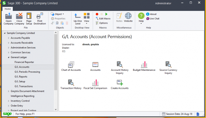 Enhance General Ledger Security in Sage 300 v2018