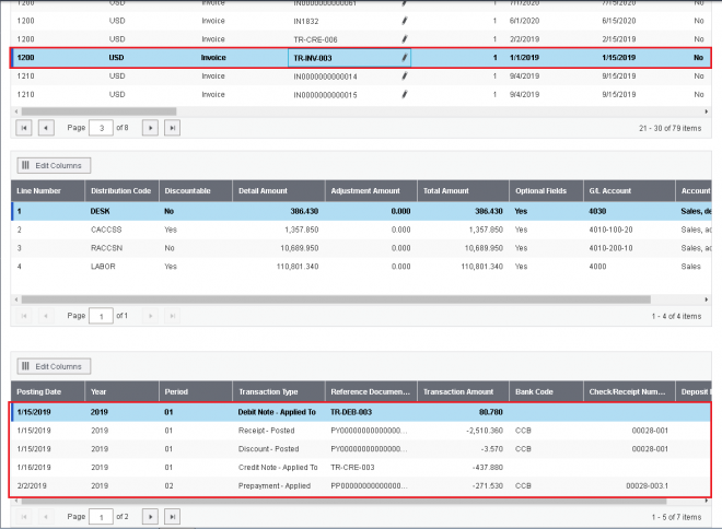 AR Customer - Sage 300 Web Screen Documents Inquiry