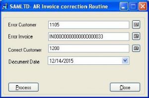 Sage 300 ERP 2019: Invoice Correction Utility Released