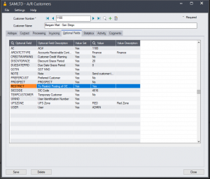 Verification on the OE Shipment and Invoice Entry Screens