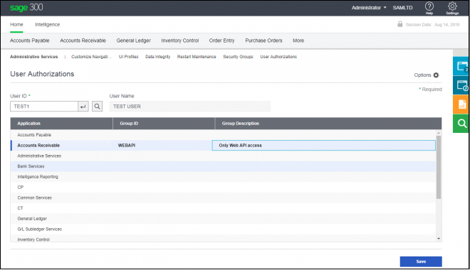 Sage 300 Web API Security Access to non admin user using Sage 300c ...
