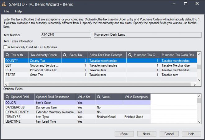 Item Wizard for creation of Item - Sage 300 ERP – Tips, Tricks and ...