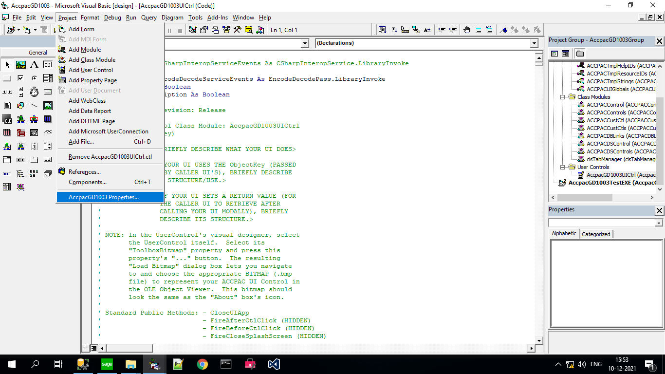 Unable to set the version compatible component - Sage 300 ERP – Tips ...