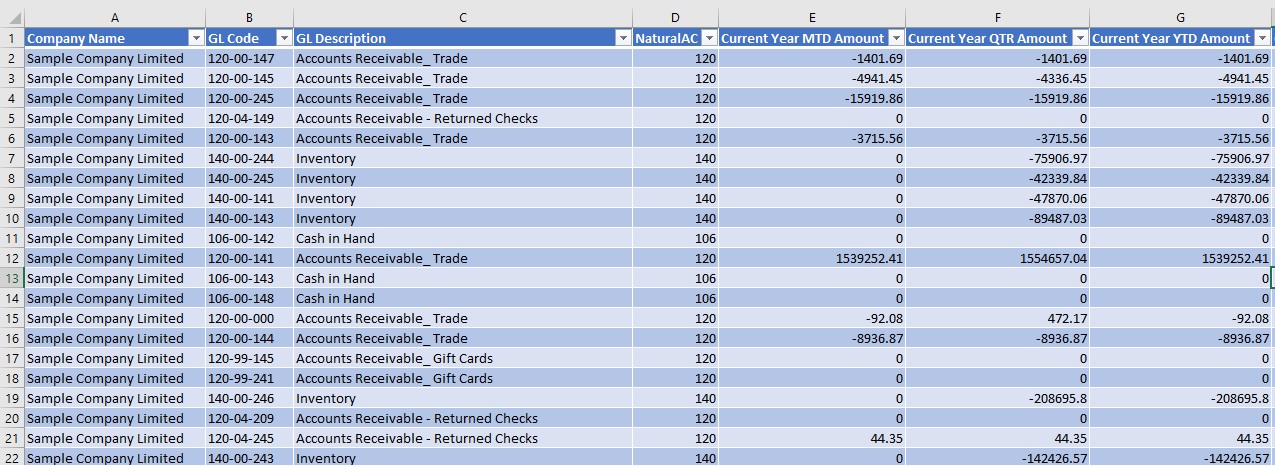 GL Accounts Statement Report - Sage 300 ERP – Tips, Tricks and Components