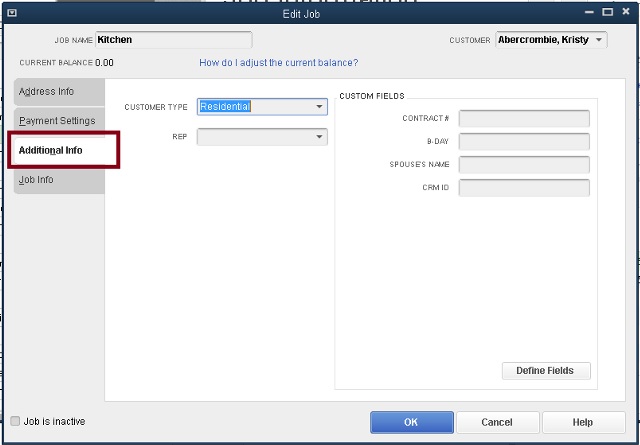 Creating Custom field in QuickBooks on Customer screen – Sage CRM ... Creating Custom field in QuickBooks on Customer screen – Sage CRM ...