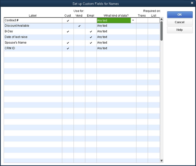 Creating Custom field in QuickBooks on Customer screen – Sage CRM ... Creating Custom field in QuickBooks on Customer screen – Sage CRM ...