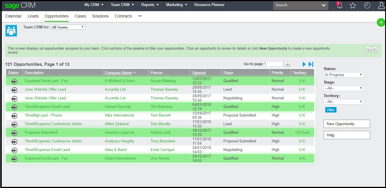 Highlight Rows And Columns Of Grid In Sage Crm Sage Crm Tips Tricks And Components