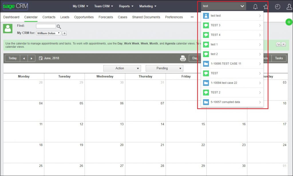 Configuring Quick Find feature in Sage CRM 2018 R2 onwards - Sage CRM ...