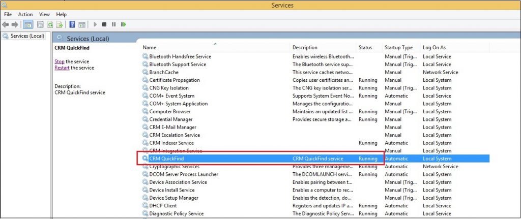 Crm Quick Find Functionality Stopped Working In Sage Crm Sage Crm