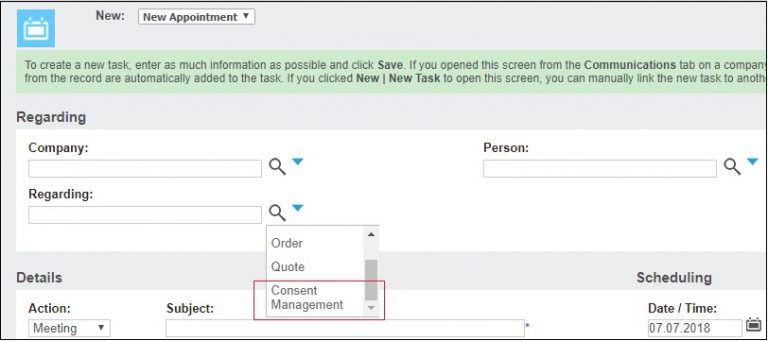 How to add Custom Entities into the Regarding field of Communication - Sage CRM – Tips, Tricks ...