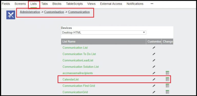 Adding And Sorting Of Additional Fields To Calendar List In Sage Crm 2018 R3 Sage Crm Tips