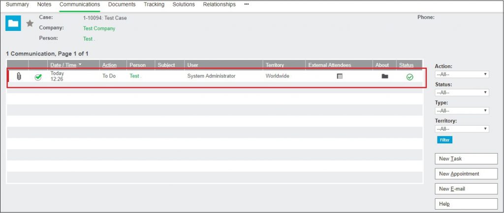 Create Communication While Uploading Document In Sage Crm Sage Crm Tips Tricks And Components