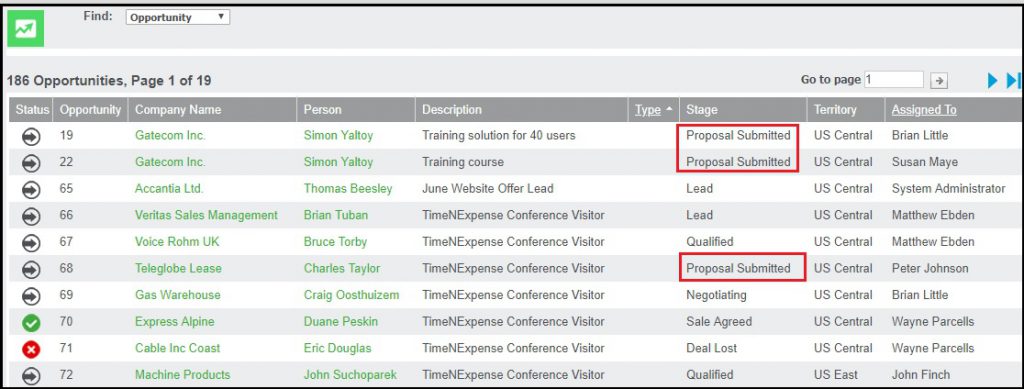 Highlight Text in Grid using Sage CRM Client-Side API - Sage CRM – Tips, Tricks and Components