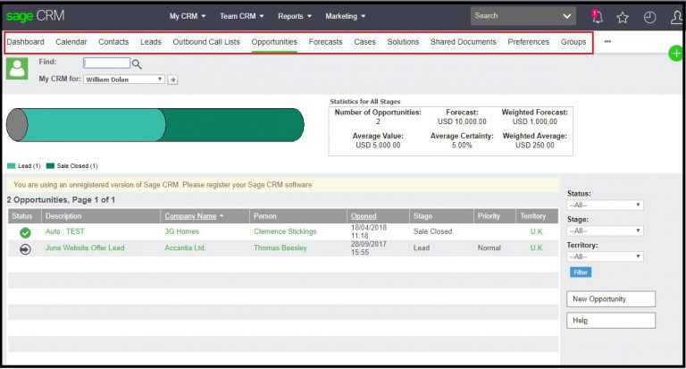 Modify Appearance Of Sage Crm Tabs Vertically In Sage Crm 2018 R2