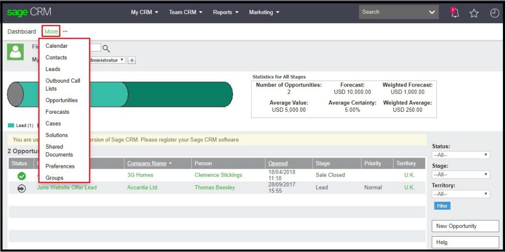 Modify Appearance Of Sage Crm Tabs Vertically In Sage Crm 2018 R2 Sage Crm Tips Tricks And