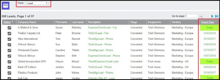 Highlight Date Column In Sage Crm Grid Sage Crm Tips Tricks And Components