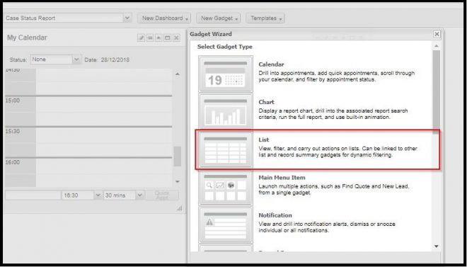 Build Interactive Dashboard Gadgets Using Saved Searches In Sage Crm