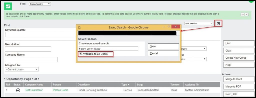 Constructing Complex Saved Searches Using Advanced Find In Sage Crm Sage Crm Tips Tricks