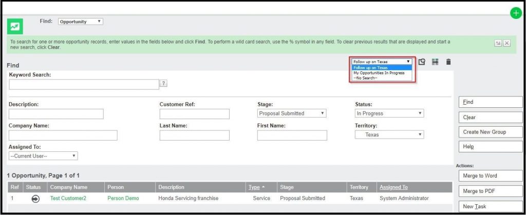 Constructing Complex Saved Searches Using Advanced Find In Sage Crm