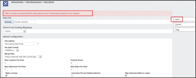 Troubleshooting Issues With Data Upload In Sage Crm Sage Crm Tips Tricks And Components