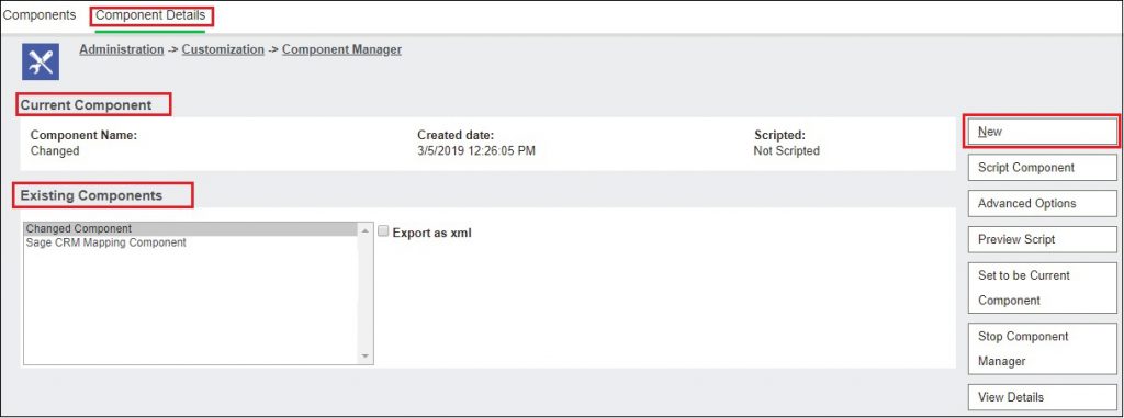 Component Issue in Sage CRM 2018 R3 - Sage CRM – Tips, Tricks and Components