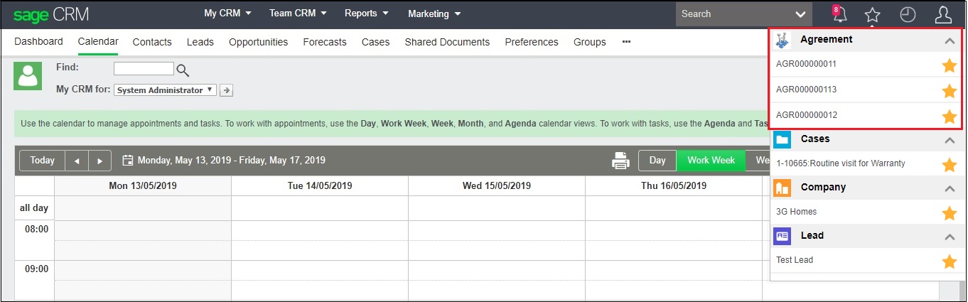 Favorite list not showing Content for Custom Entity records - Sage CRM – Tips, Tricks and Components