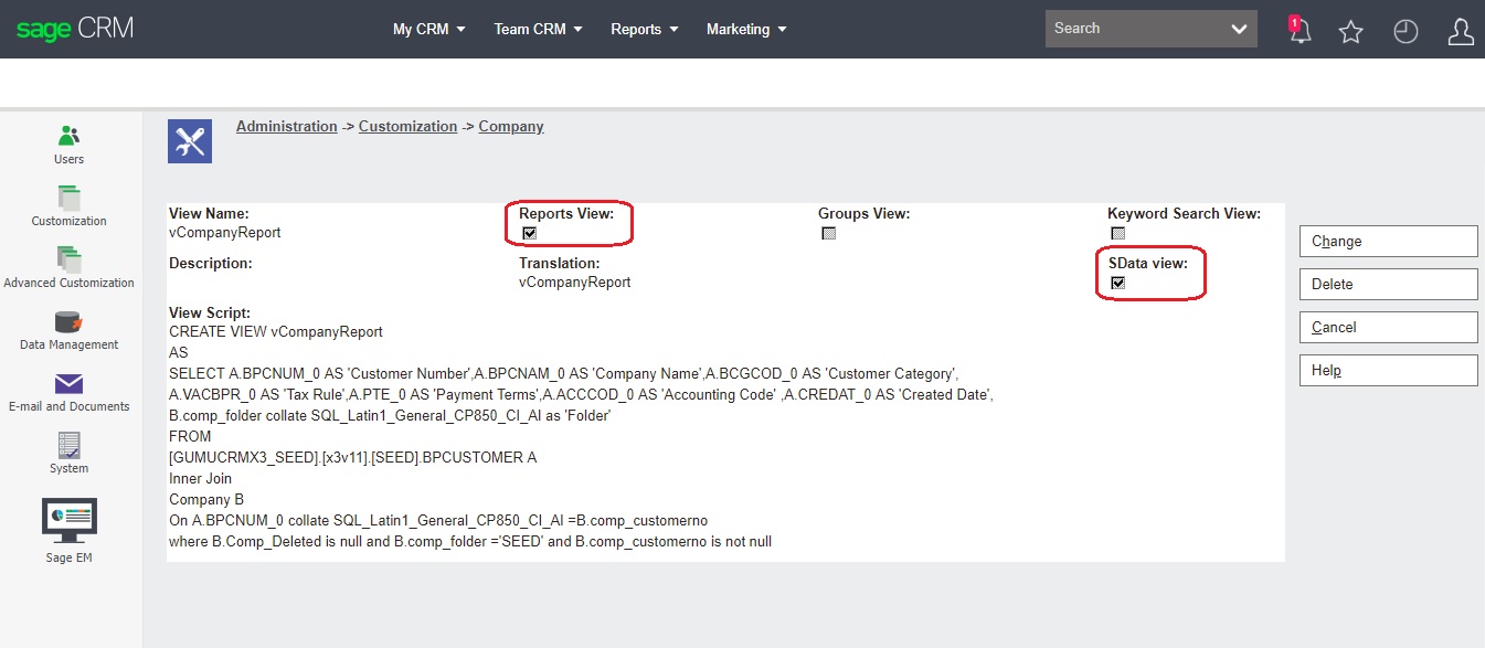 Generate Reports In Crm Using External Database Gumu™ Crm Sage Em Integration Part I
