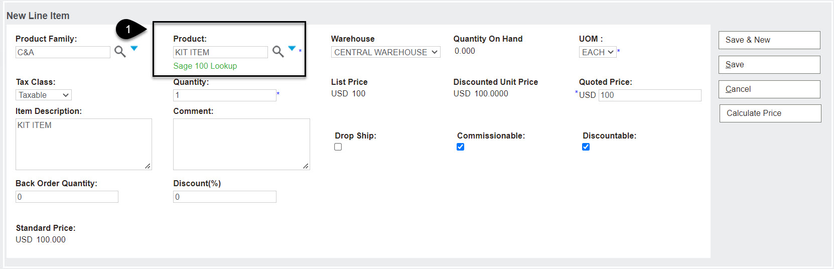 Kitting Functionality In Sage Crm Sage Crm Tips Tricks And Components