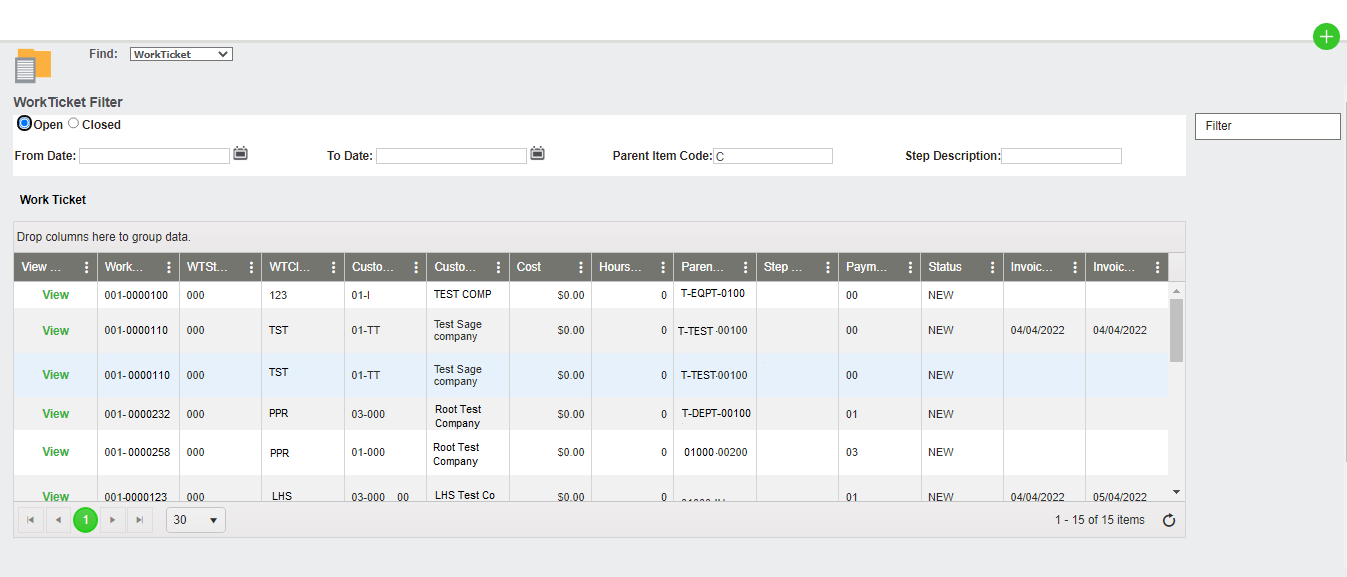 Real Time Work Ticket data using GUMU™ Integration. - Sage CRM – Tips ...