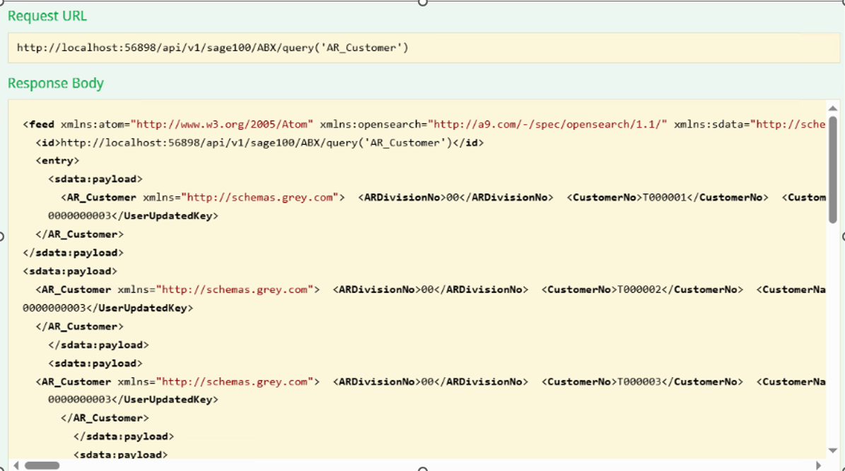 GUMU™ Sage 100 Web API – Direct Query Support Using API Method - Sage ...