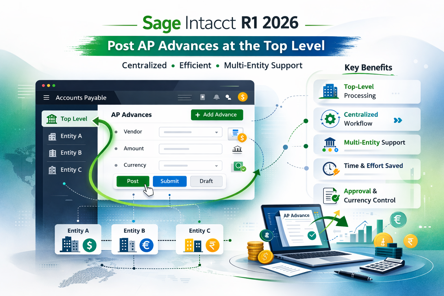 Sage Intacct R1 2026 Simplifies AP Advances