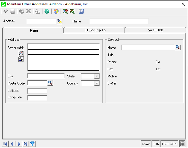 MAINTAIN MULTIPLE CUSTOMER ADDRESSES IN SAGE 500 GUMU Integrations