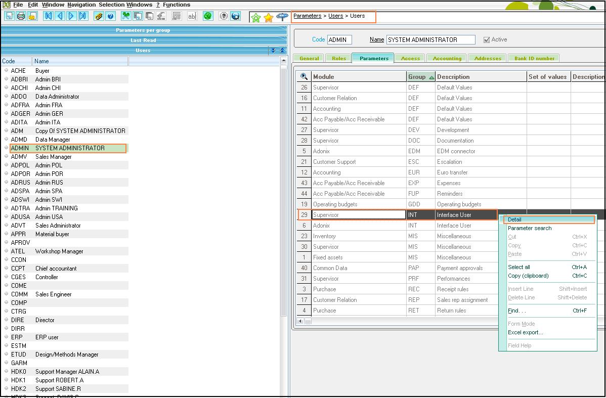 Configure Interface User In Sage ERP X3 Sage X3 Tips Tricks And Configure Interface User In Sage ERP X3 Sage X3 Tips Tricks And