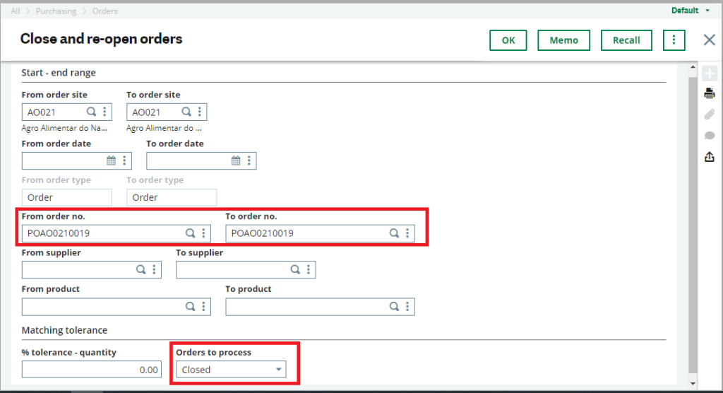 Re-Open Closed Purchase Orders in Sage X3 - Sage X3 – Tips, Tricks and ...