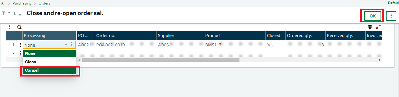 Re-Open Closed Purchase Orders in Sage X3 - Sage X3 – Tips, Tricks and ...