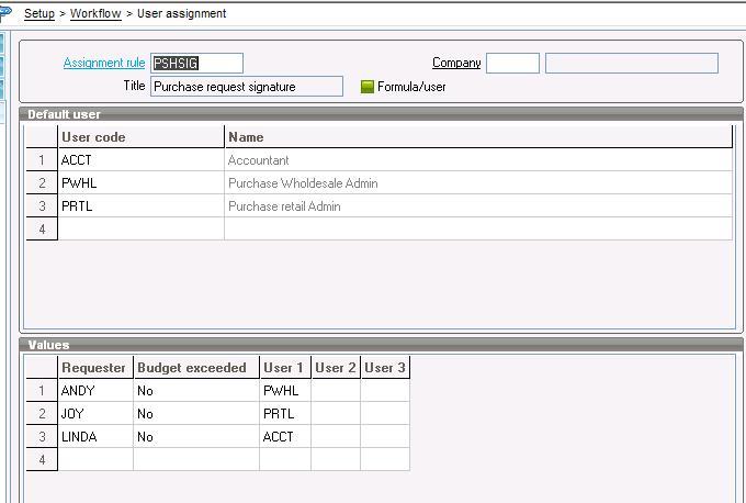 Purchase Request Signature - Sage X3 – Tips, Tricks and Components