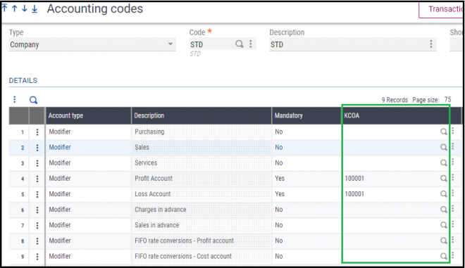 How to enable Accounts mapping section under Accounting Code in Sage X3 ...
