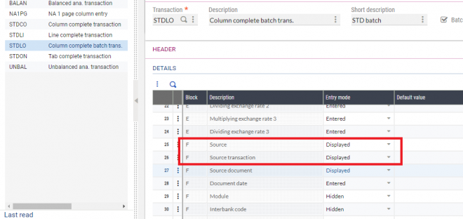 How to enable the Source transaction in Journal entry - Sage X3 – Tips ...