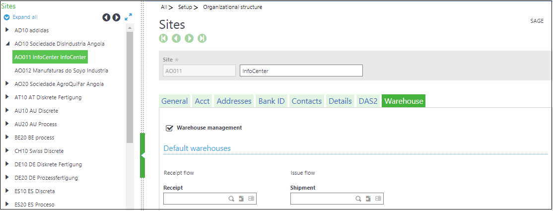 Warehouse management in Sage X3 - Sage X3 – Tips, Tricks and Components