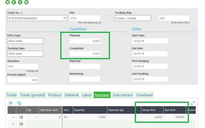Machine and Labor cost calculation in Sage X3 - Sage X3 – Tips, Tricks ...
