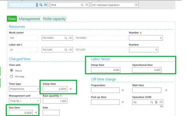 Machine and Labor cost calculation in Sage X3 - Sage X3 – Tips, Tricks ...