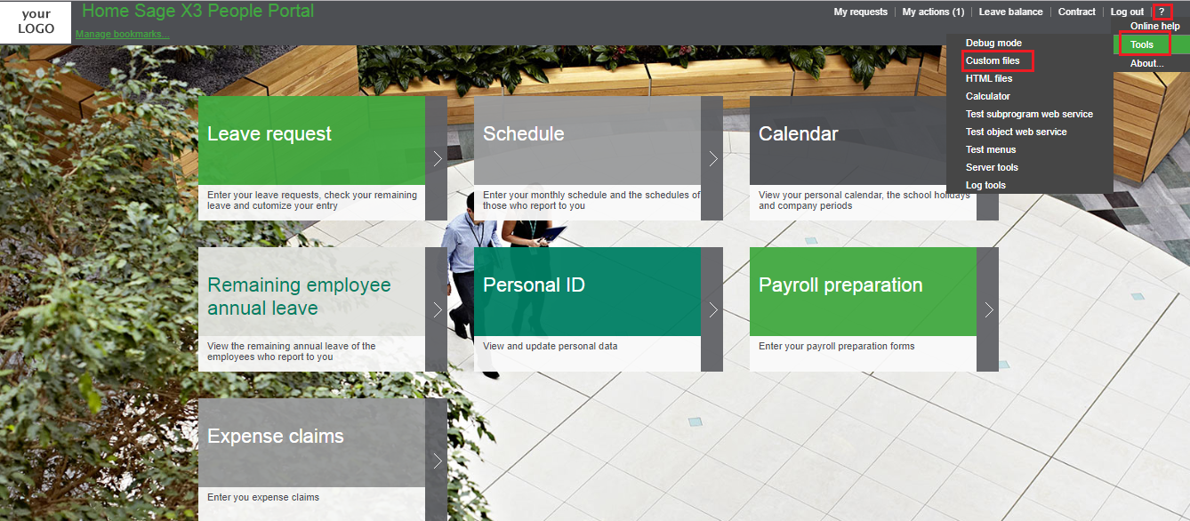 Steps to add logo on ESS portal - Sage X3 – Tips, Tricks and Components