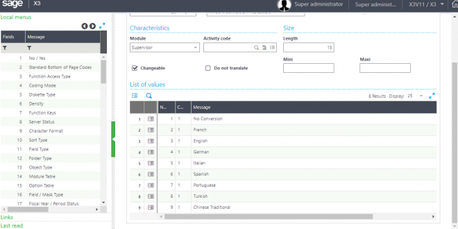 ADDING NEW LANGUAGE IN A FOLDER - Sage X3 – Tips, Tricks and Components